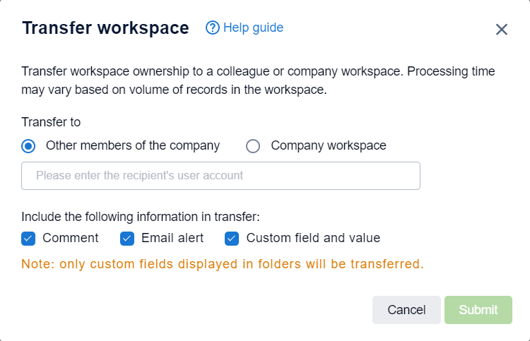 How Can I Create A Company Workspace? – PatSnap Help Center
