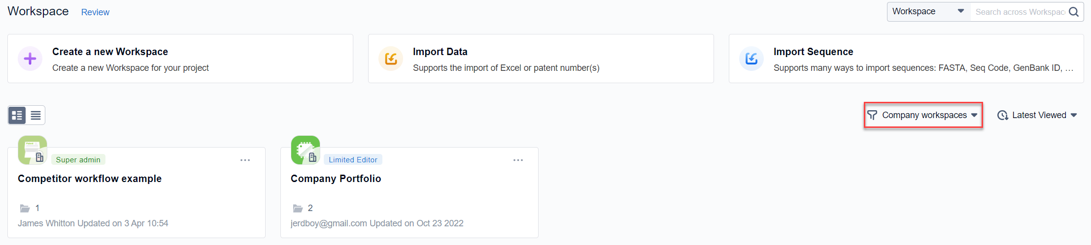 How Can I Create A Company Workspace? – Patsnap Help Center