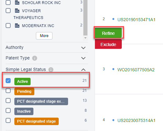 Conducting a Basic FTO Search with Bio – Patsnap Help Center