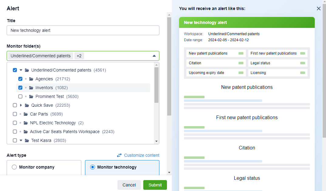 How Can I Set Up An Alert Across Multiple Workspace Folders? – PatSnap ...