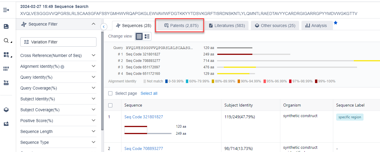 Conducting a Basic FTO Search with Bio – Patsnap Help Center