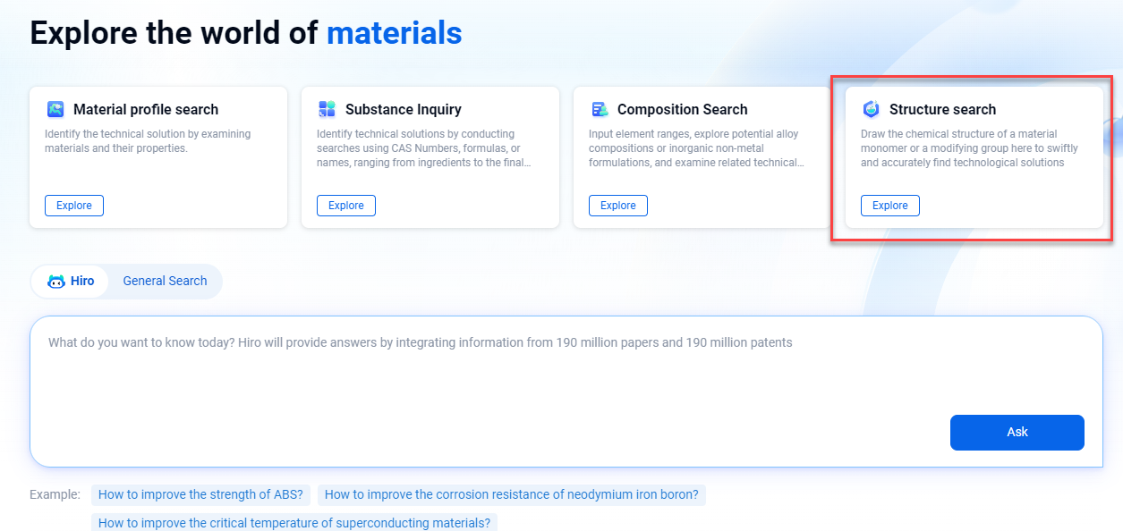 Structure Search – PatSnap Help Center