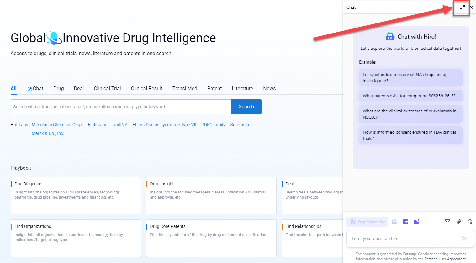 Hiro LS – Patsnap Help Center