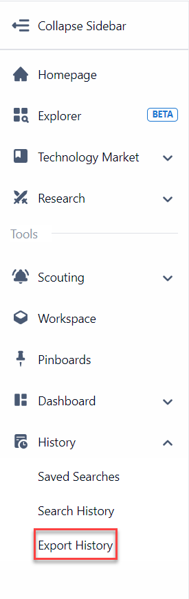 Export Functionality Overview – Patsnap Help Center