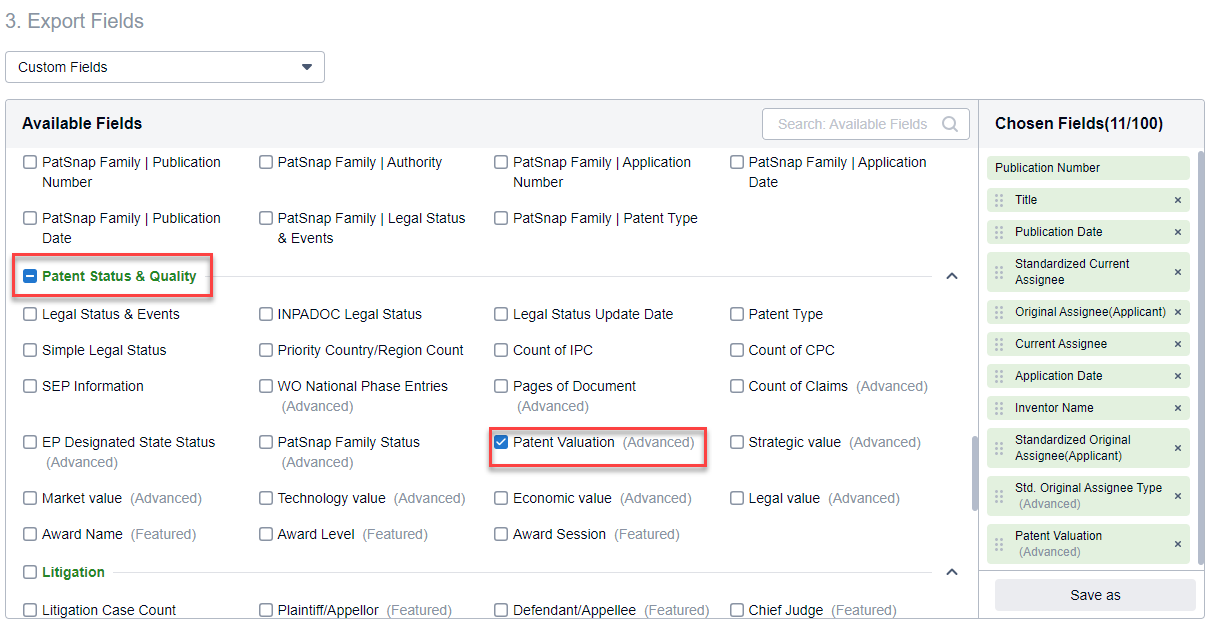 How Do I Export Valuations? – Patsnap Help Center