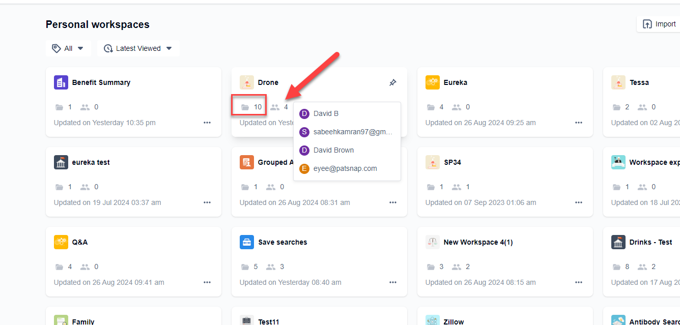 Eureka Workspaces – Patsnap Help Center