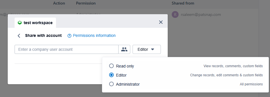 How Can I Create A Company Workspace? – Patsnap Help Center