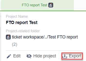 Expert Search Report (FTO Report) – PatSnap Help Center