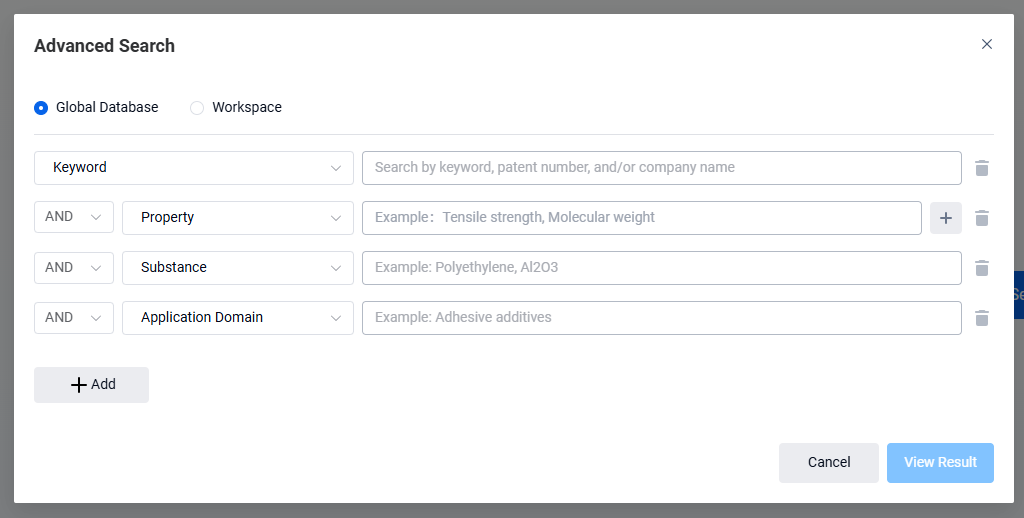 Searching in Materials – Patsnap Help Center