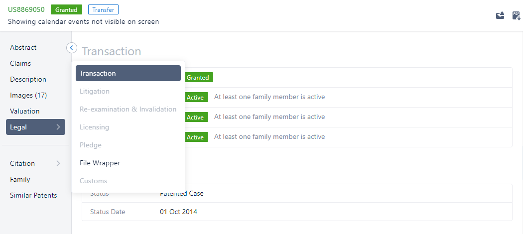 Simple Legal Status / Legal Status / Legal Event Search Guide – PatSnap ...